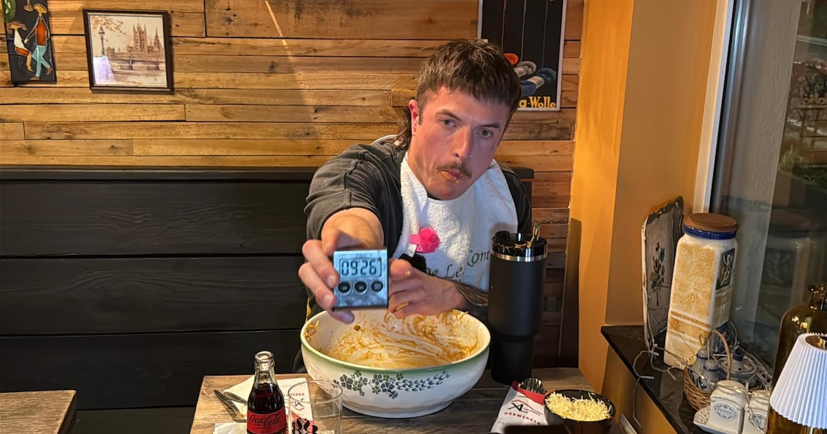 Steff (31) verorbert 2,2 kilogram pasta in De Lege Kom in amper 9 ...