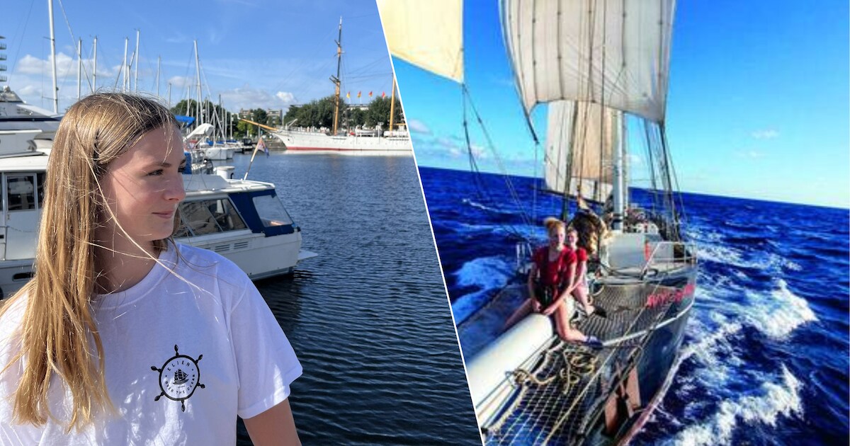 Elien (14) uit Herentals zeilt Atlantische Oceaan over: “Het water en ...