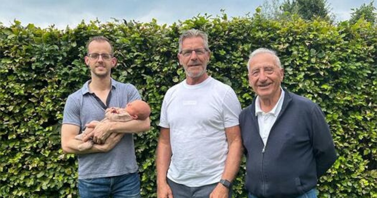 Lucas vervolledigt eerste mannelijk viergeslacht bij Antwerpse familie ...