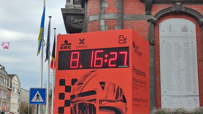Aftelklok telt af naar Gent-Wevelgem | Wevelgem | hln.be
