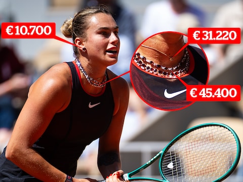 Tienduizenden euro’s rond haar nek en in de oren: toptennisster Aryna ...