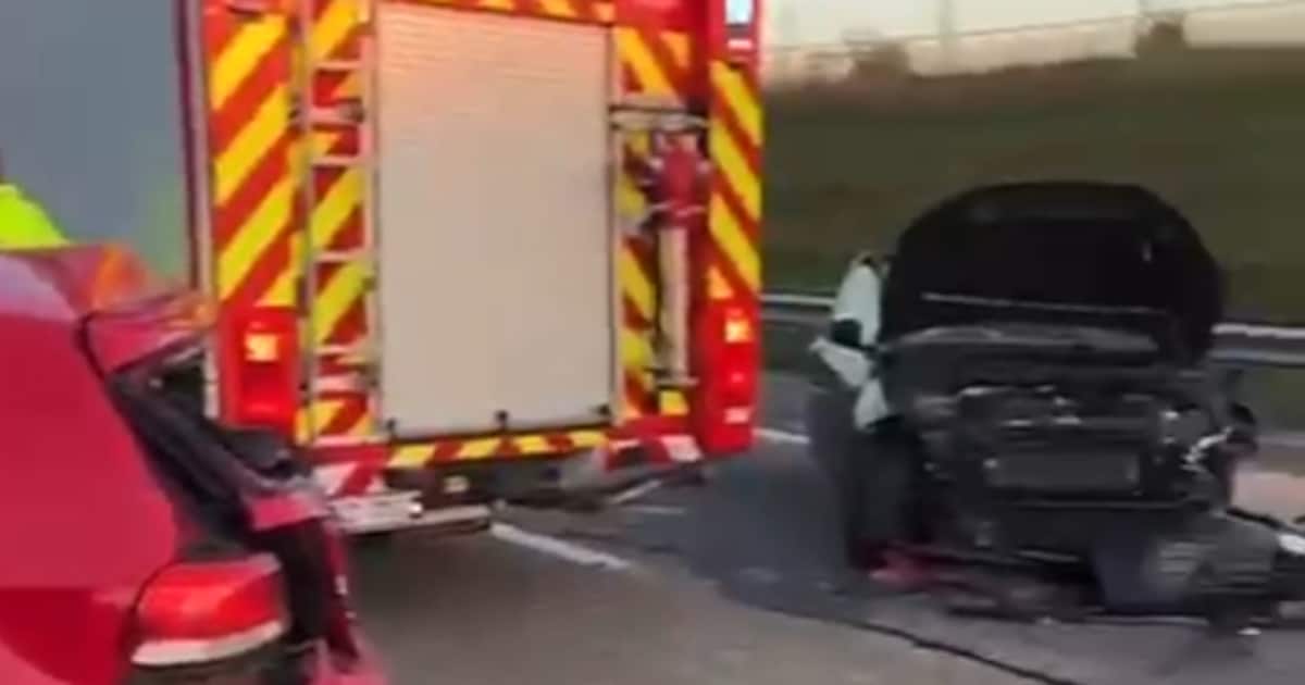 E40 richting Luik volledig versperd door ongeval bij Gingelom ...