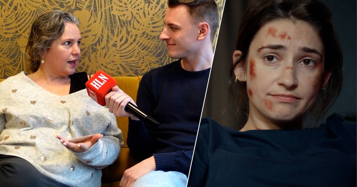 Caroline Maes reageert op kritiek dat make-up van gewonde personages in ...