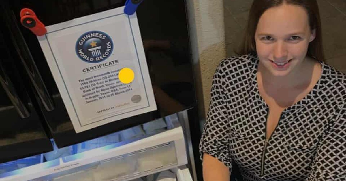 Bijzonder wereldrecord: Alyse (36) produceerde zoveel moedermelk dat ze ...