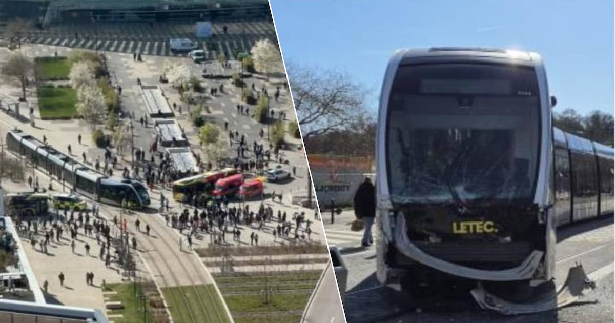 Grote ravage en 21 gewonden na botsing tussen tram en bus in Luik ...