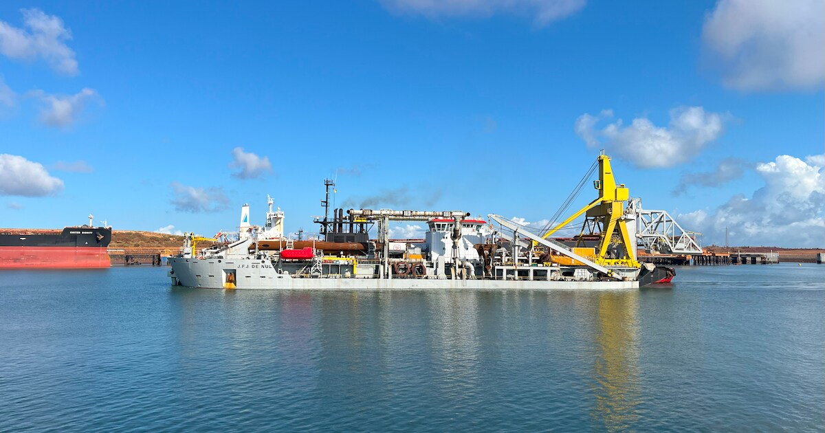 Jan De Nul start baggerwerken voor uitbreiding Port Hedland in ...