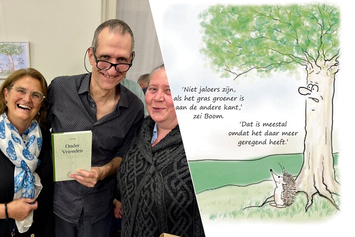 Cartoonist Carré brengt boek uit met figuurtjes Egel en Boom: “Ik lijk het meest op de egel: erg ...