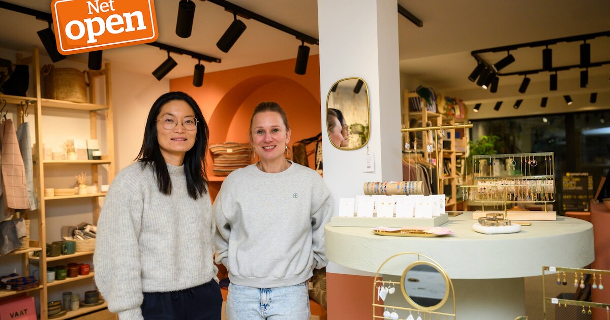 NET OPEN. Schoonzussen Dora en Hanalie openen interieur- en fashionshop ...