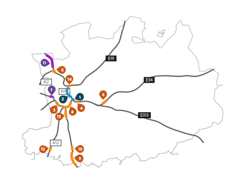 Ontdek hier de grote werken van dit jaar op de autosnelwegen in de ...