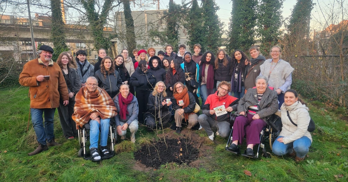 OLVP plant bomen uit Buchenwald in tuin van woonzorgcentrum Het Hof ...