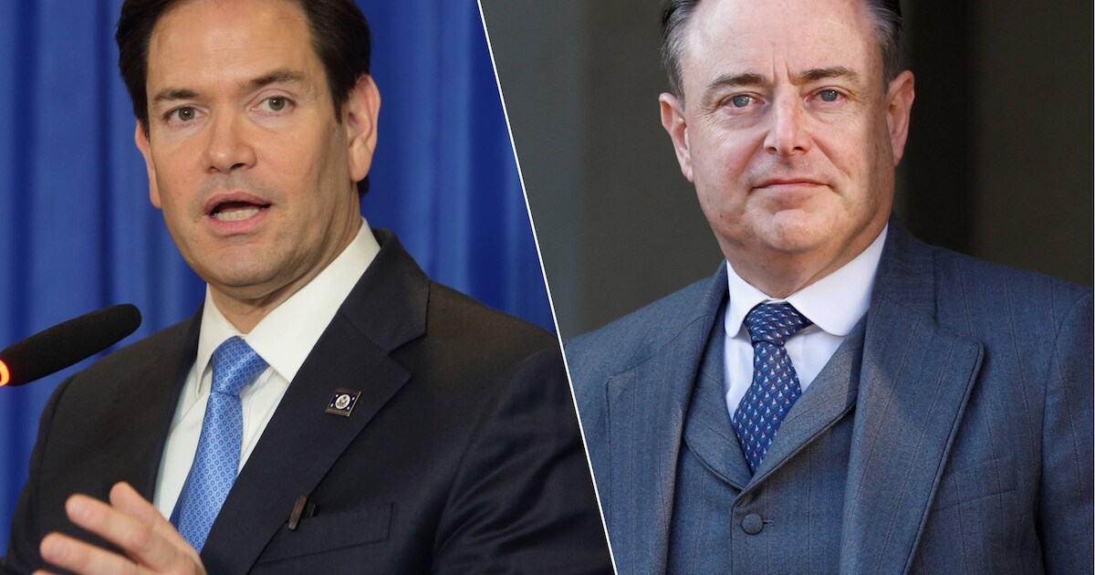 Amerikaanse buitenlandminister Rubio ontmoet De Wever vrijdag in ...