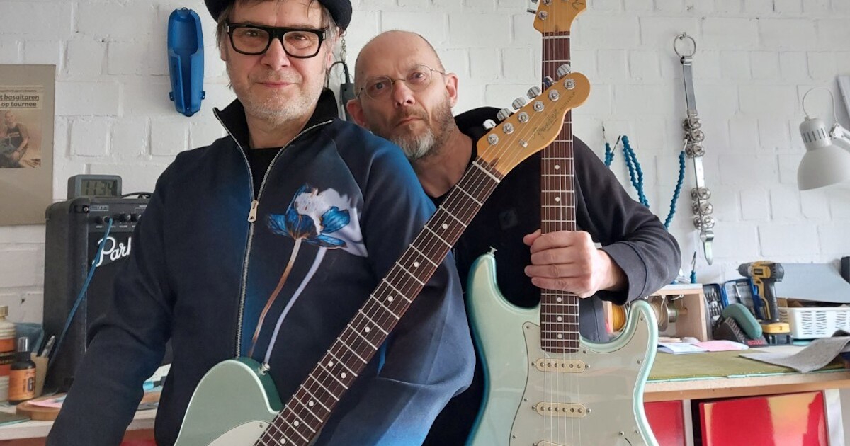 Marc (61) bouwt en herstelt al meer dan 20 jaar de gitaren van Hooverphonic: “Hij is onze ...