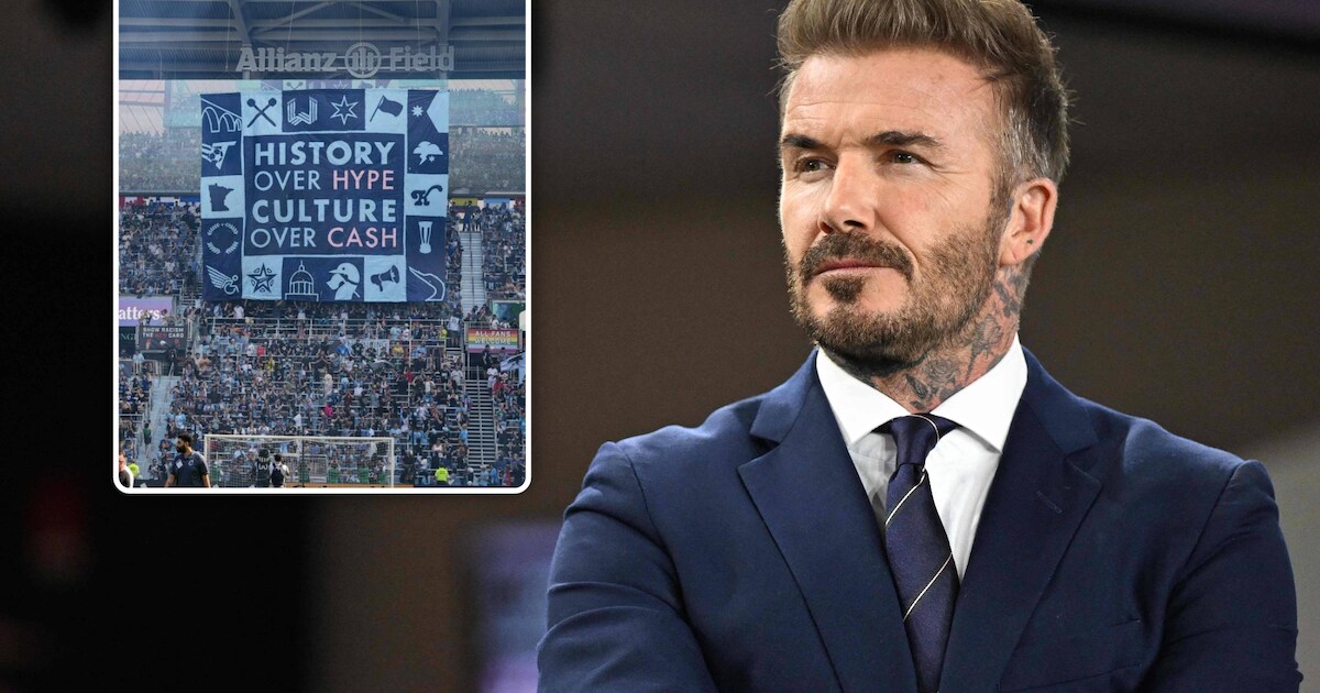 “Toon eens wat respect”: David Beckham boos nadat tegenstander zijn ...