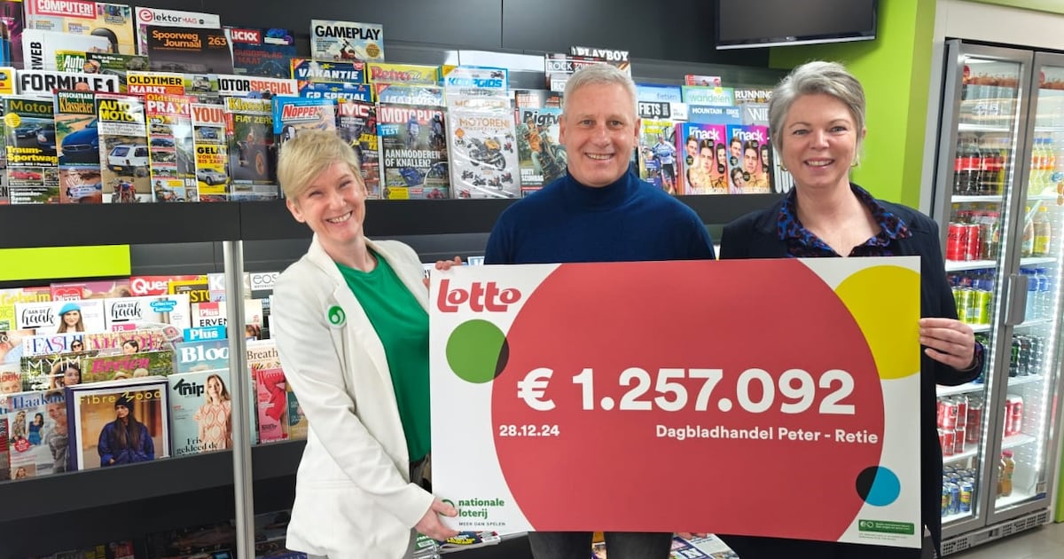 Weer prijs bij dagbladhandel Peter in Retie met Lotto-jackpot van meer ...