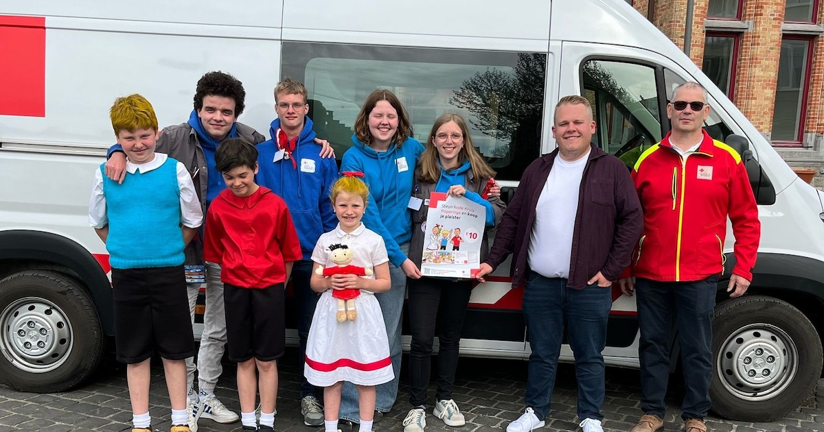 Pleisteractie Rode Kruis Poperinge: opbrengst gaat naar ziekenwagen en ...