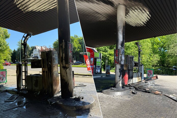 Pomp in brand bij tankstation in Kraainem: “Rook te zien tot in ...