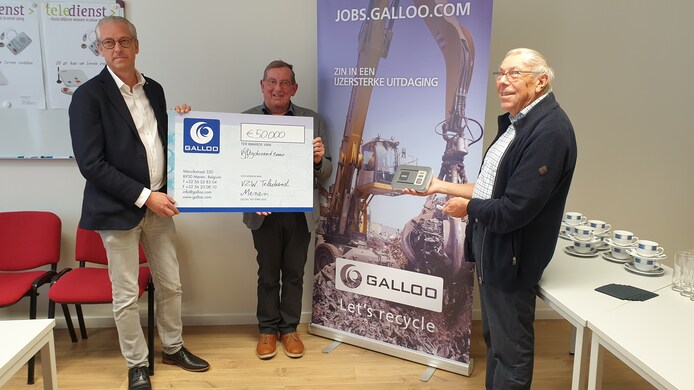 Galloo blijft schenken, deze keer krijgt Teledienst Menen 50.000 euro ...