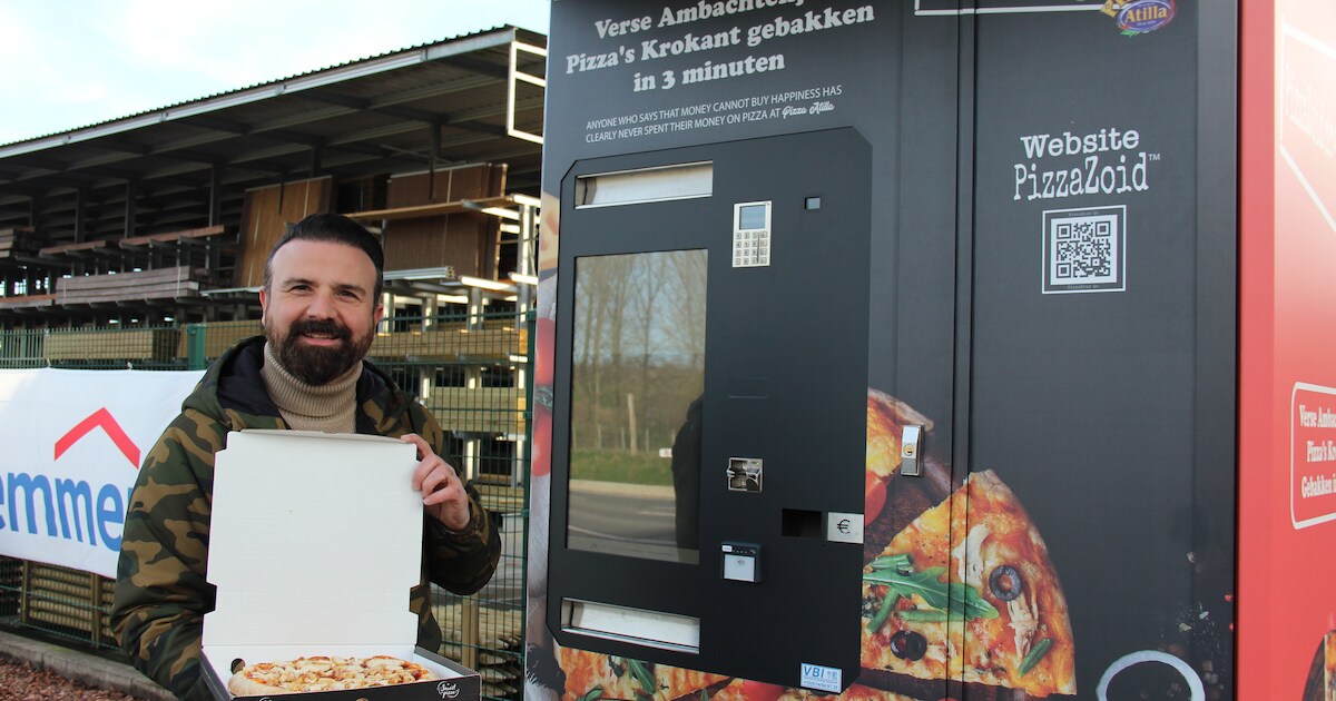 Ook pizza haal je gewoon uit de automaat: “De klok rond verse pizza’s ...