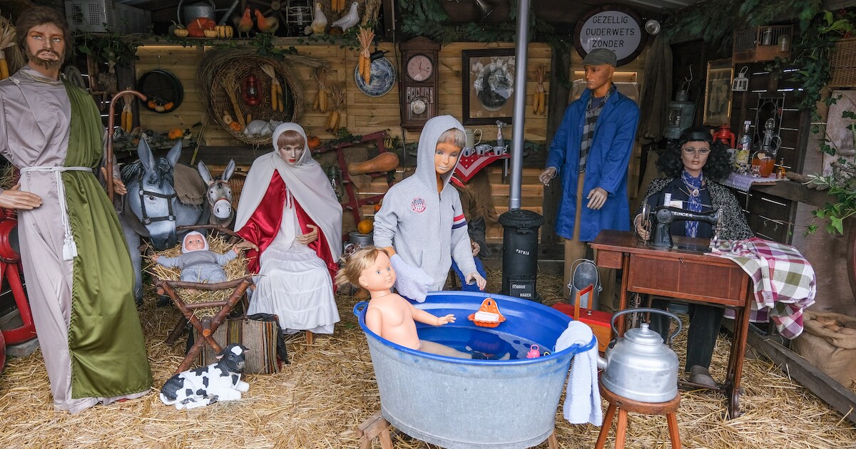 Geen strings of pensen in 29ste kerststal van Roland (71), wel een ...