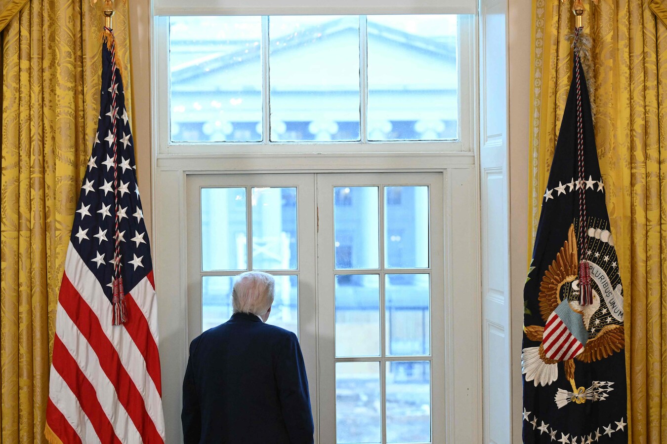 Trump mag van rechter door met bouw van zijn veelbesproken balzaal aan ...