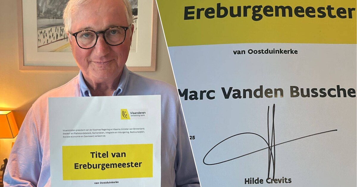 “Dan ben je dertig jaar burgemeester van Koksijde en krijg je zoiets ...
