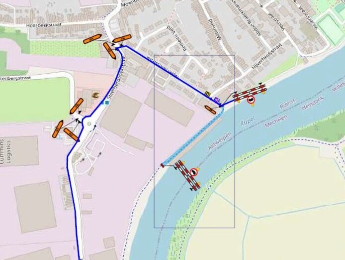 Jaagpad aan Rupel één jaar onderbroken | Rumst | hln.be