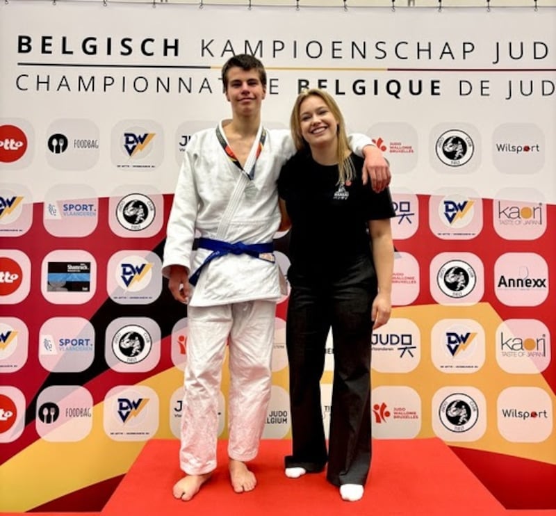 Briek De Scheerder kroont zich tot vice-Belgisch kampioen judo U15 (-66 ...