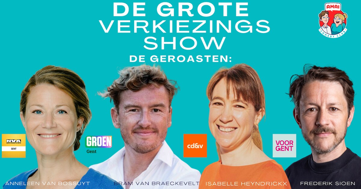 Gentse politici op de rooster in comedyclub: “We lachen met iedereen ...