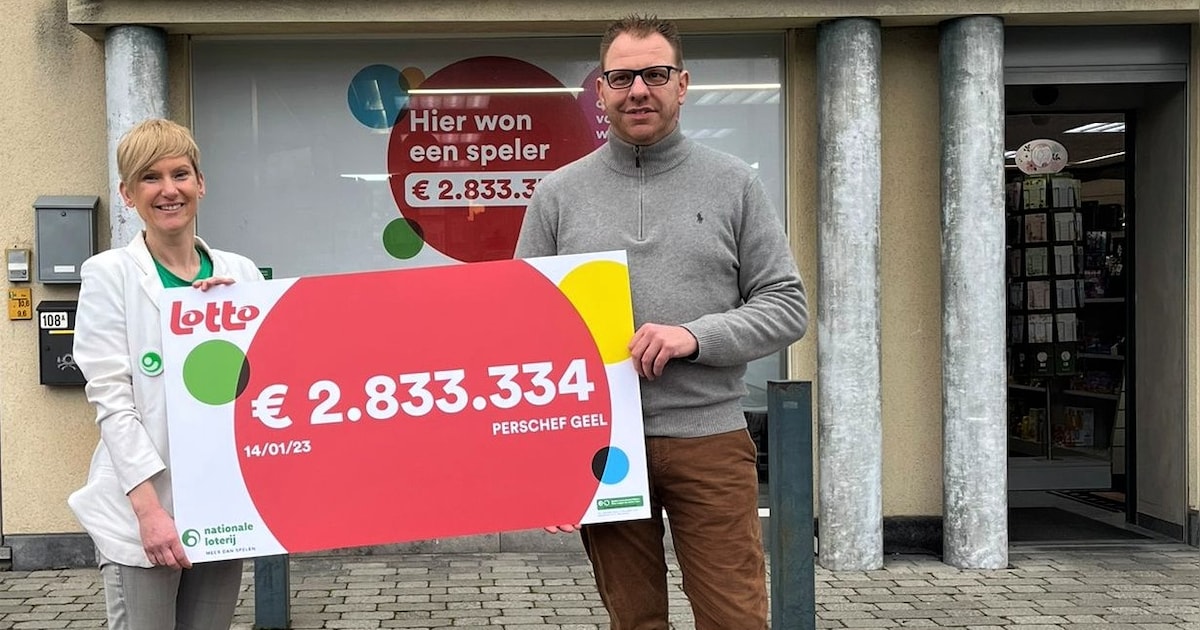 Drie collega’s uit Geel winnen samen Lotto-jackpot van 2,8 miljoen euro ...
