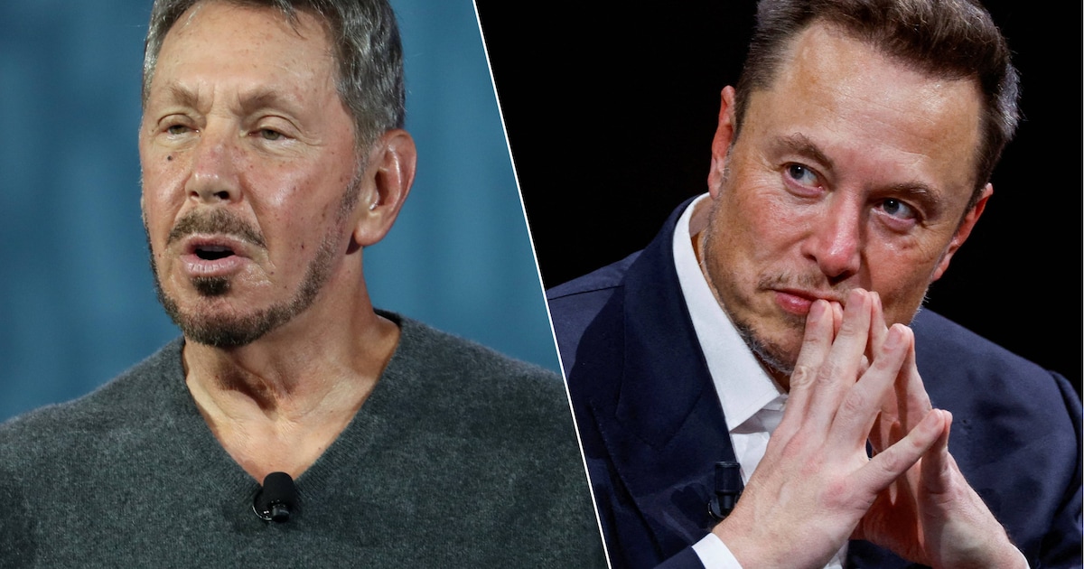 Oracle-oprichter Larry Ellison stoot Elon Musk binnenkort mogelijk van ...