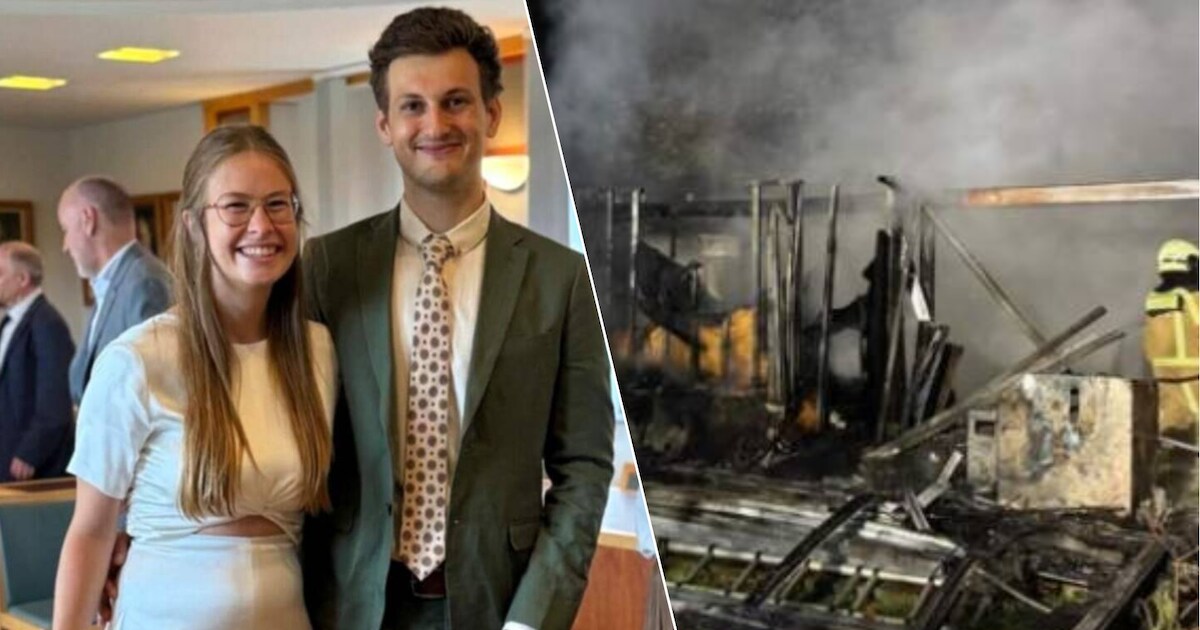 Daria en Ruben (28) blijven na zware brand tóch op huwelijksreis in VS ...