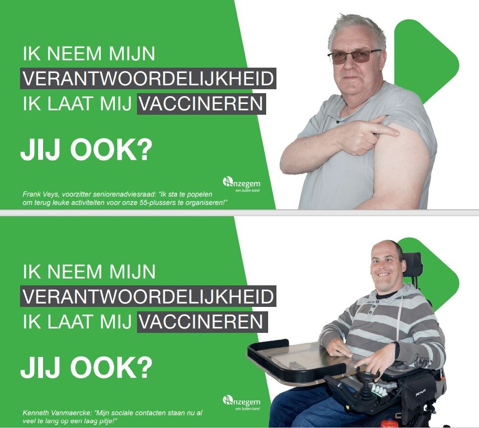 Vijftig gekende inwoners geven vaccinatiecampagne gezicht: “Om ...