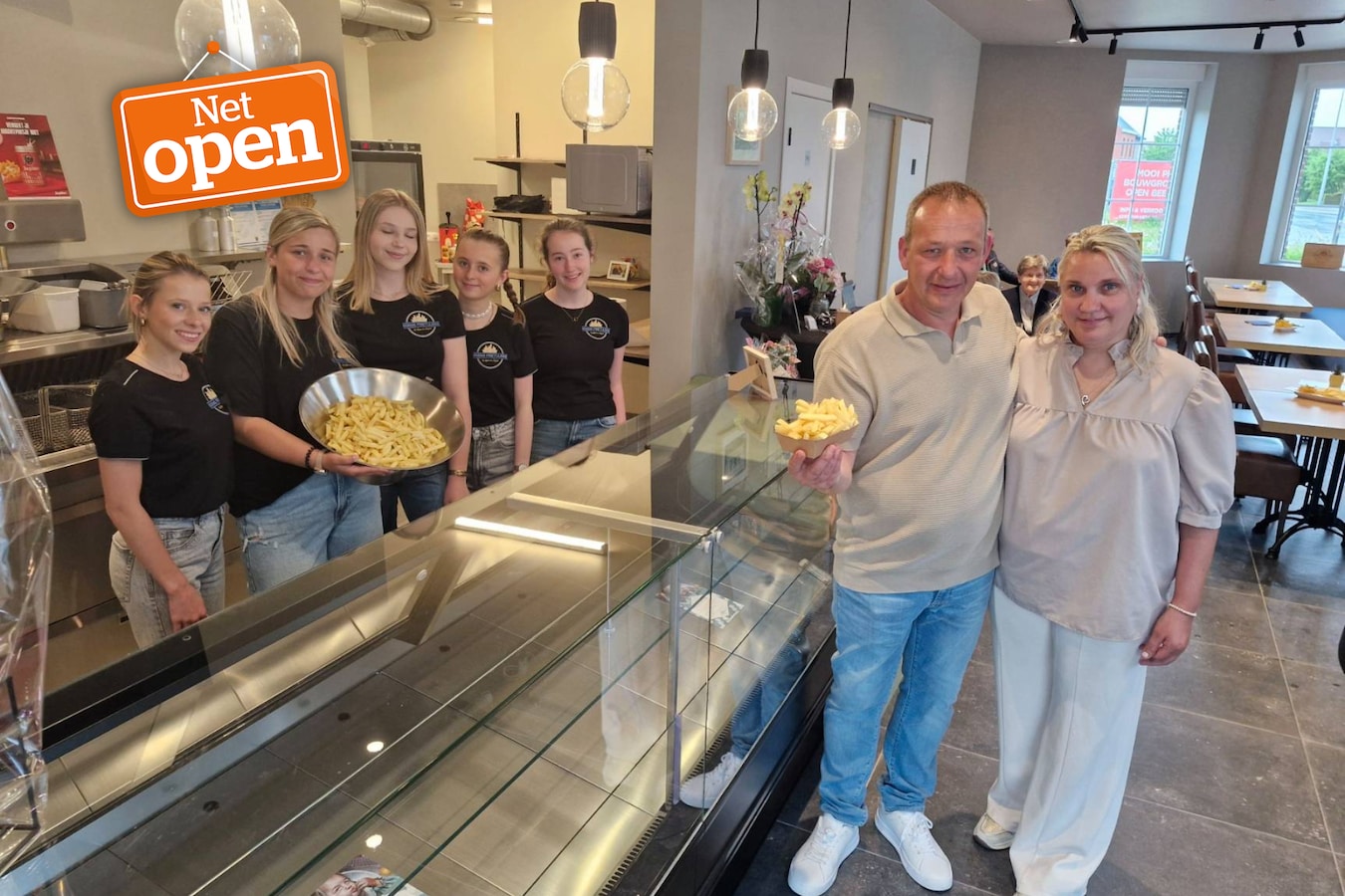 NET OPEN. Van flitsboete tot vaste frituur: Lieven en Siegrid openen ...