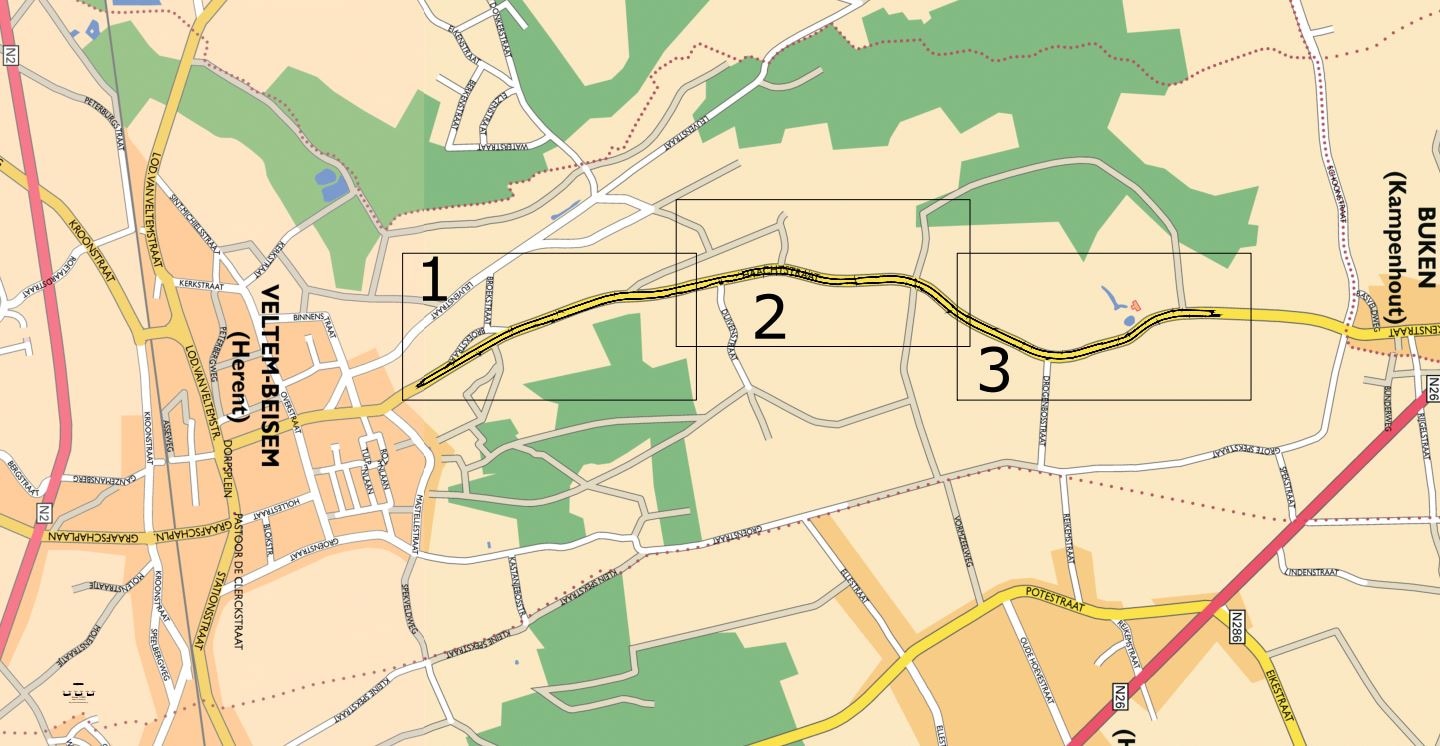 Herent vernieuwt Haachtstraat in 2027: nieuwe asfaltlaag en fietspaden ...