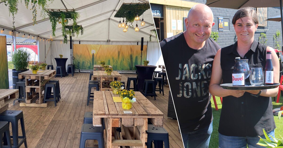 Kwakkelzomer? Zomerbar Rust & Dust zet tent: “Ook EK voetbal hier gratis op groot scherm ...