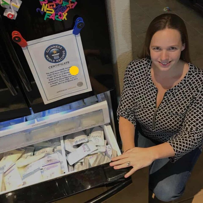 Bijzonder wereldrecord: Alyse (36) produceerde zoveel moedermelk dat ze ...