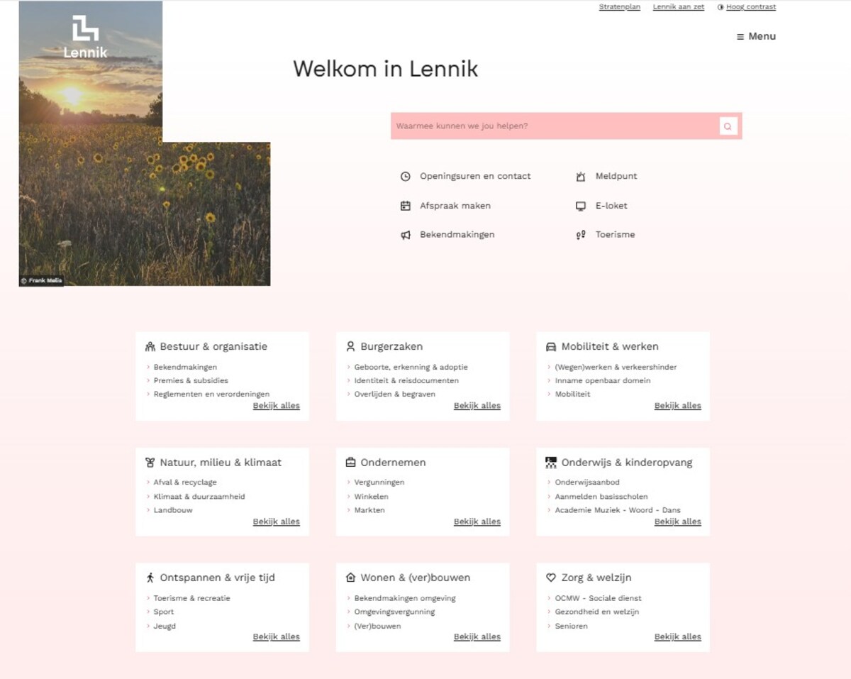Gemeente lanceert vernieuwde website | Lennik | HLN.be