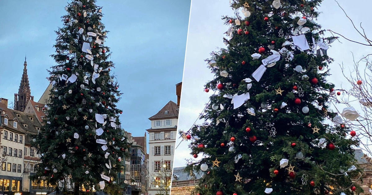 Straatsburg slaat de (kerst)bal mis: “lelijkste kerstboom ooit” leidt ...