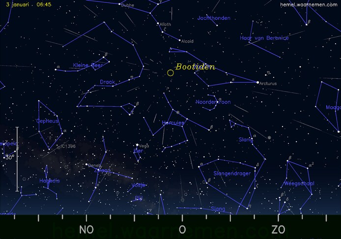 Zitten de omstandigheden mee voor één van de grootste meteorenzwermen ...