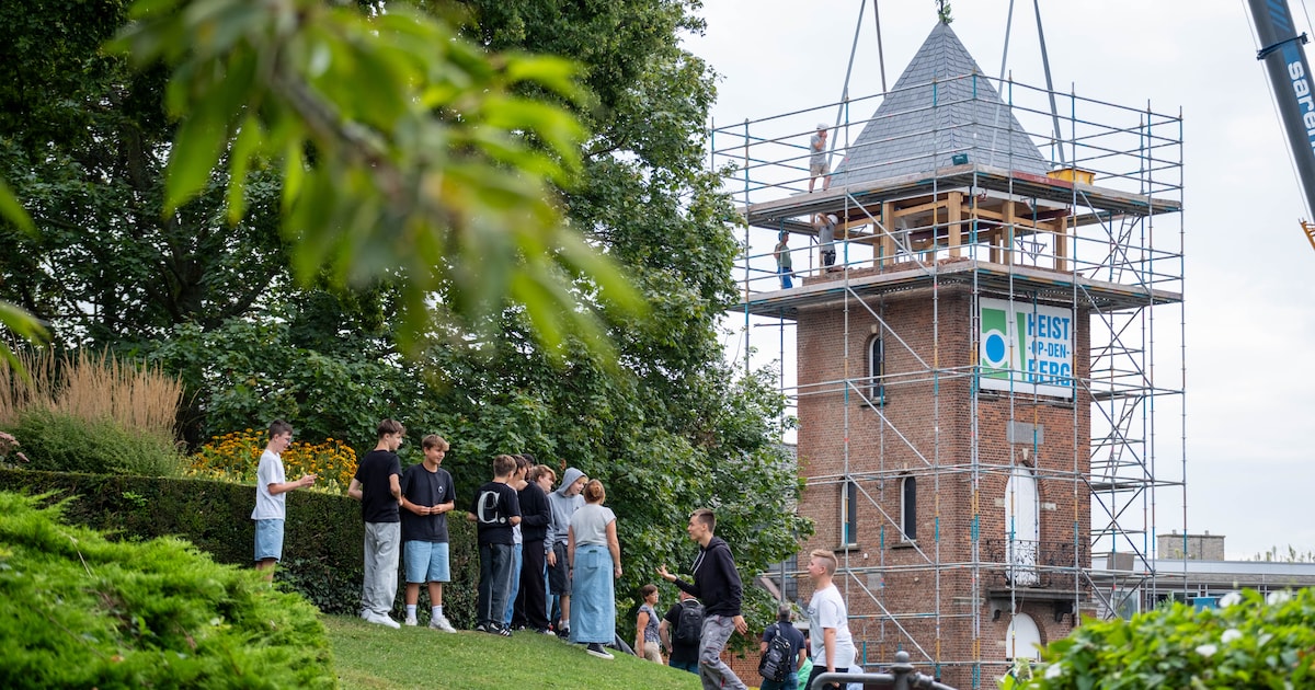 Torengebouw heeft opnieuw zijn toren: “Leerlingen kunnen hiermee ...