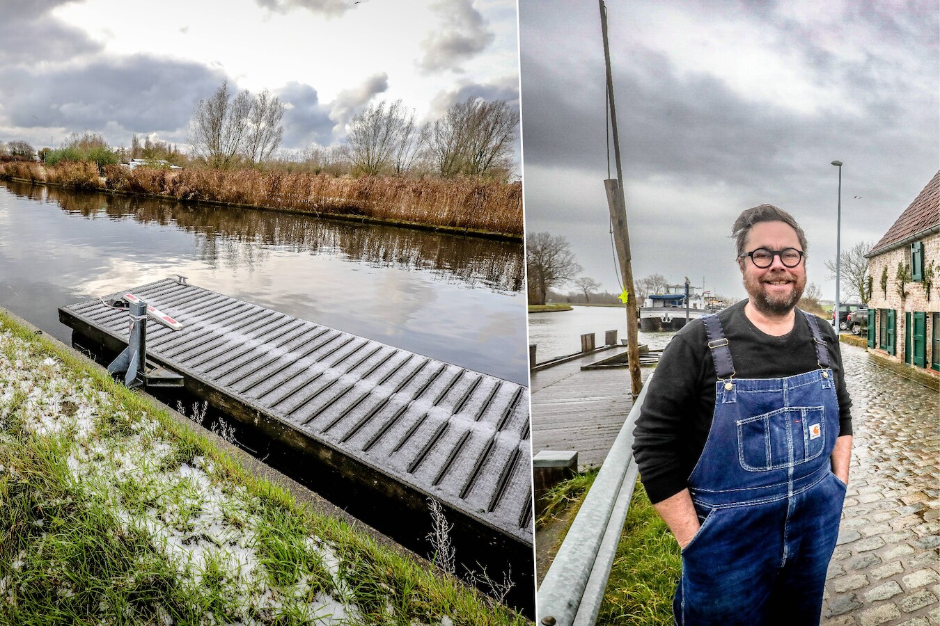 Gemeenteraadslid Peter Velle kaart toestand van aanlegsteigers voor ...