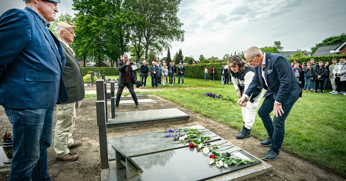 Scholieren adopteren het graf van ‘goede Duitser’ Joep, die honderden ...