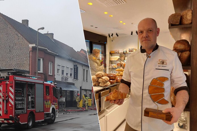 Vier jaar geleden stond zijn bakkerij nog in lichterlaaie, vandaag bakt ...