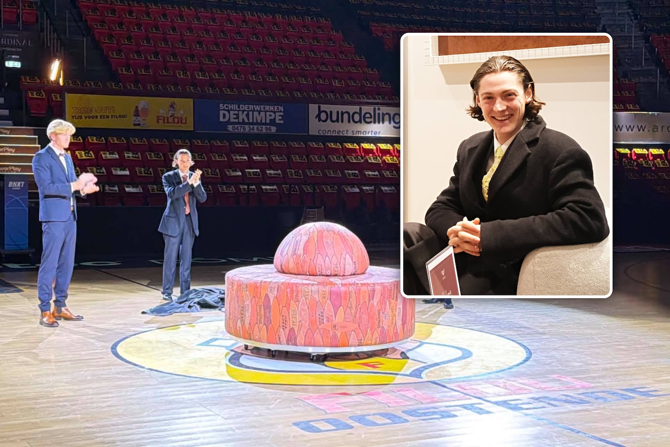 Vlei je neer op deze zetel gemaakt met 100 basketballen: dit is de ...