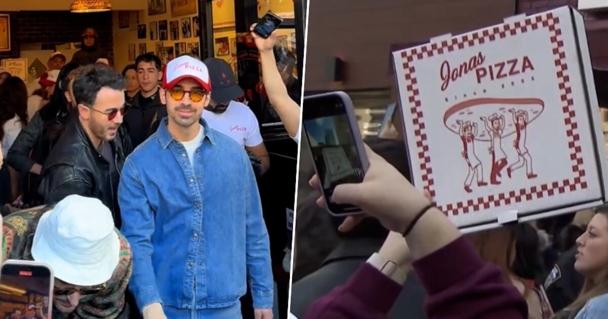 KIJK. Pizzazaak New York omgetoverd tot ‘Jonas Pizza’ speciaal voor ...