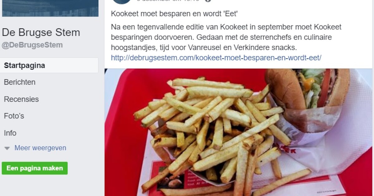 ‘KookEet moet besparen en wordt Eet’: De Brugse Stem brengt nieuws met ...