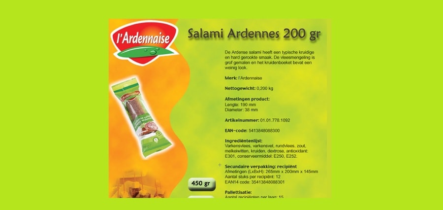 Vlaamse salami mag niet 'Saucisson d'Ardenne' heten | Foto | hln.be