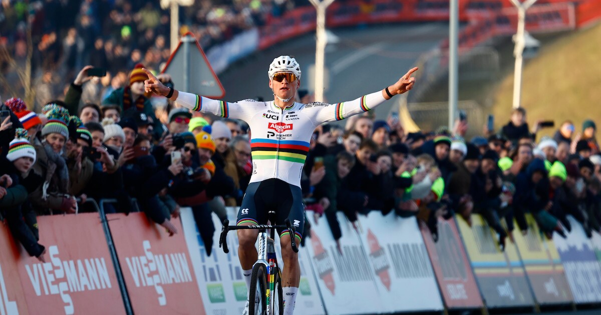 Mathieu van der Poel is met nieuw record klaar voor WK en kijkt al ...