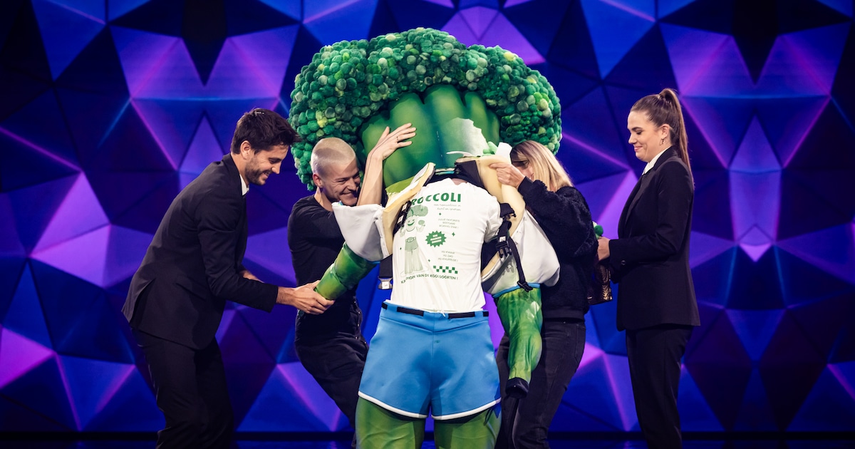 Broccoli is uitgezongen en moet ‘The Masked Singer’ verlaten: “Niemand ...