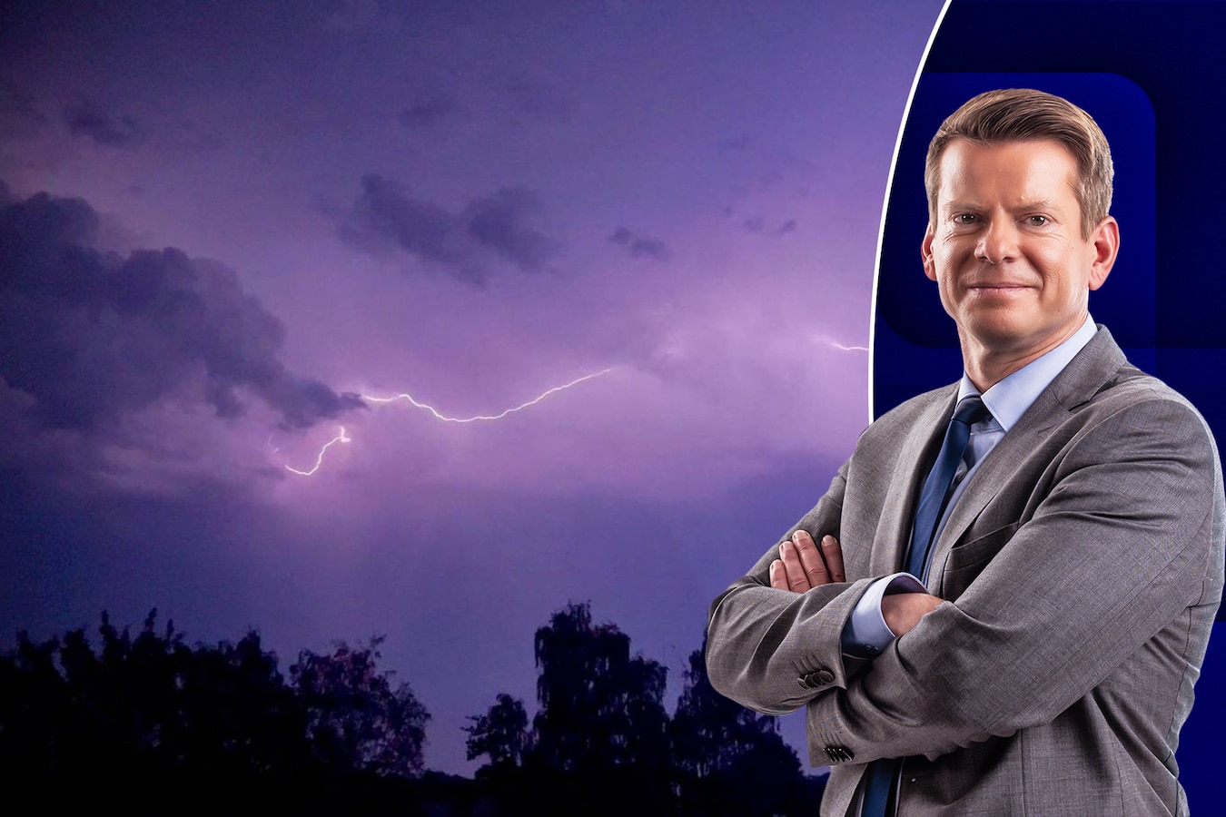 Onweer met supercelkarakter op weg naar België, hagelbollen tot 3 ...
